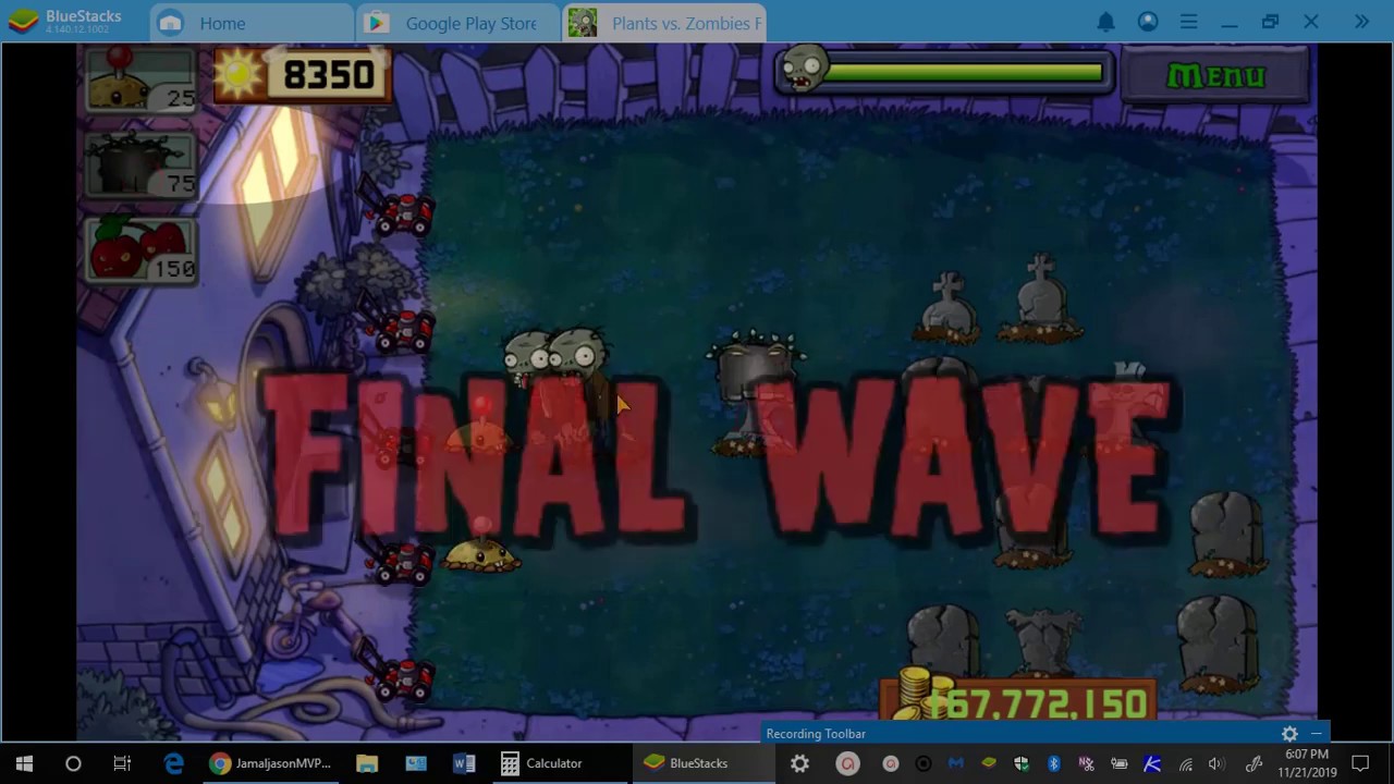 Plants vs. Zombie - I broke a Zombie's head with a hammer (Plants vs ...