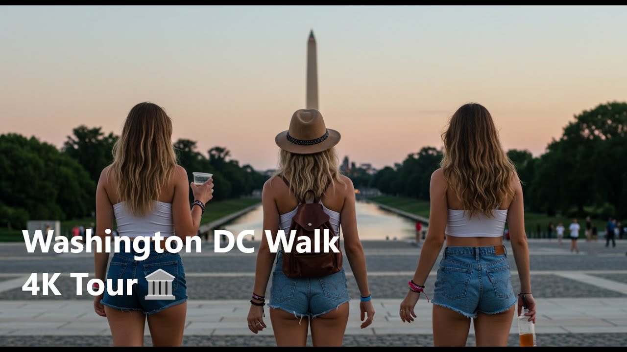 Washington DC AI Tour Walk 🏛️ 4K Top Attractions & Landmarks - YouTube