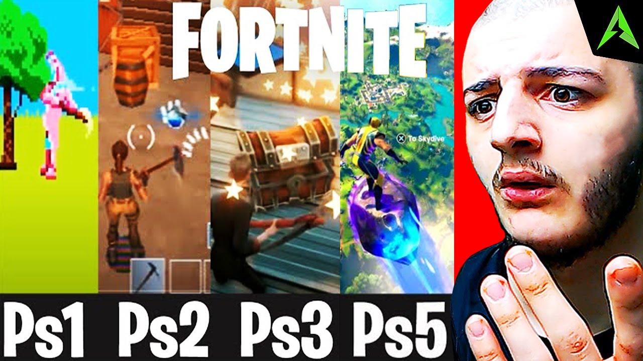 FORTNITE dar pe PS1, PS2, PS3, PS4 si PS5 😨 - YouTube