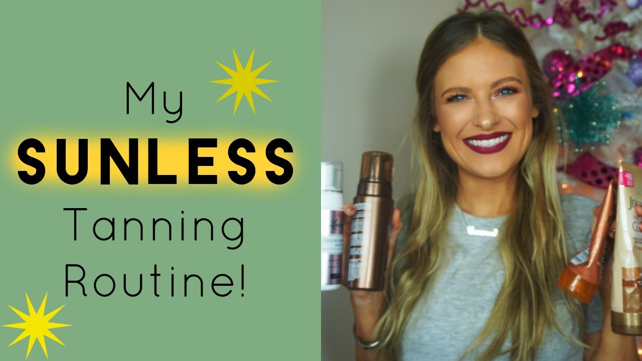 My Sunless Tanning Routine! | Cameron Mace - YouTube