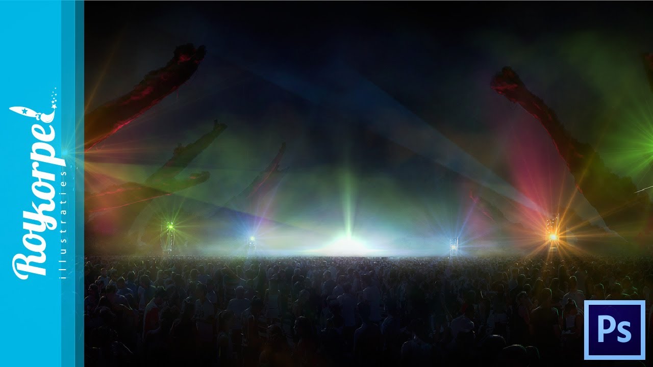 client work: Welcome to the Future Festival 2014 Promo - Photoshop time ...