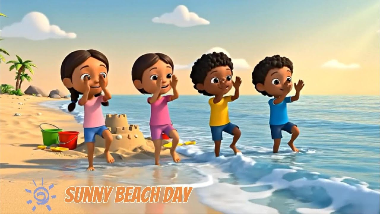 Sunny Beach Day 🌊 Fun Beach Song for Kids | Happy Summer Playtime - YouTube