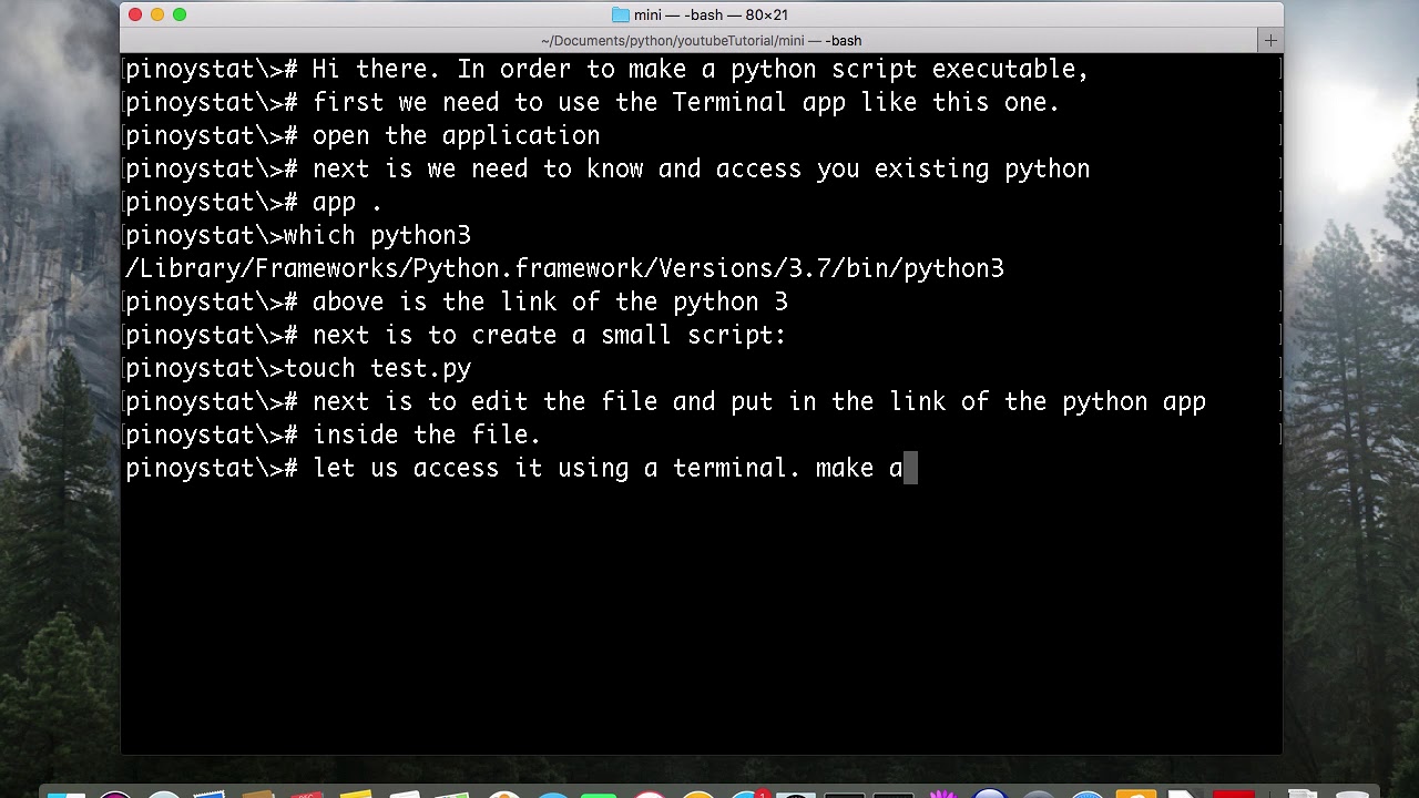 Solved How To Make Python Script Executable On Osx 9to5Answer Solved How To Make Python Script Executable On Osx 9to5Answer