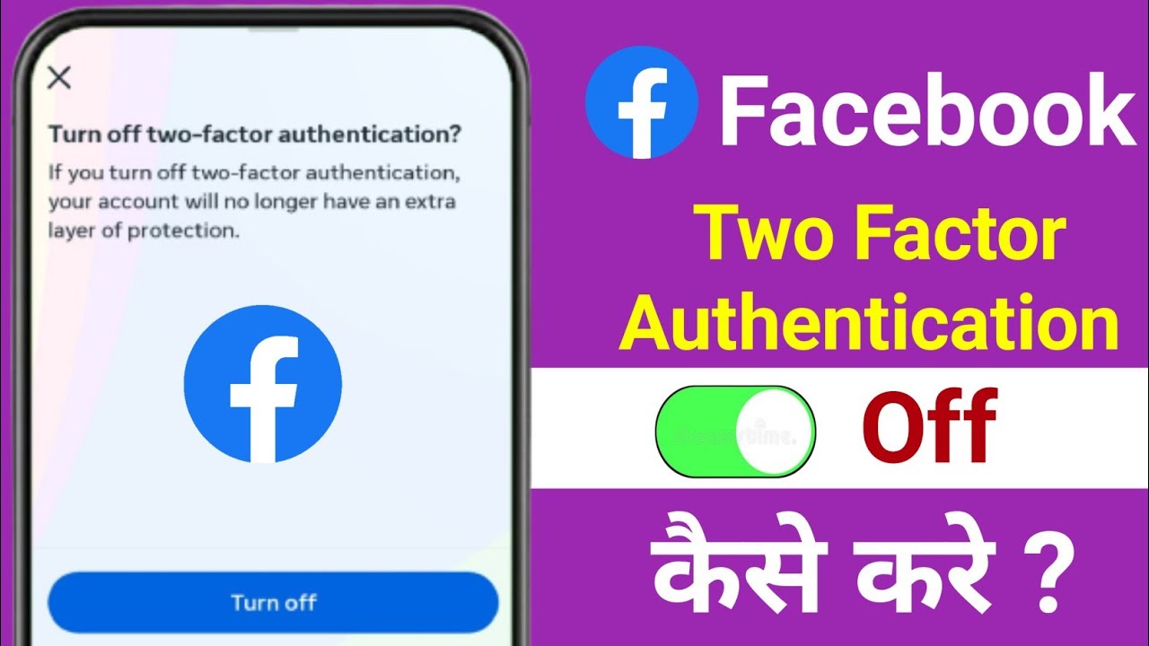 Two Factor Authentication Kaise Off Kare Facebook Two Step