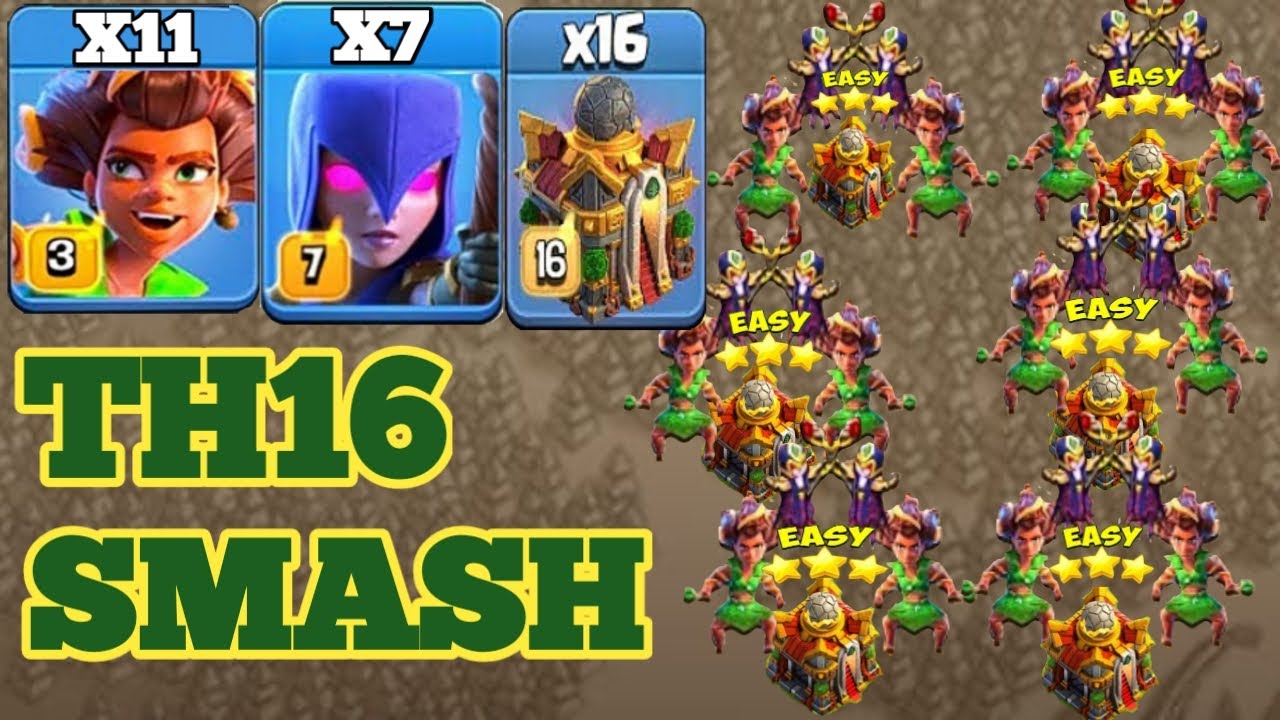 th16 witch attack strategy II best attack strategy in clash of clans ...
