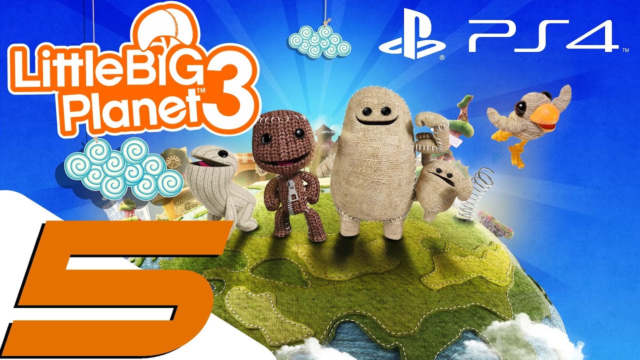 LittleBigPlanet 3 - PS4 Walkthrough Part 5 - Deep Space Drive-In ...
