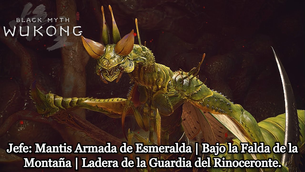 Black Myth Wukong | Jefe: Mantis Armada de Esmeralda | Bajo la Falda de ...