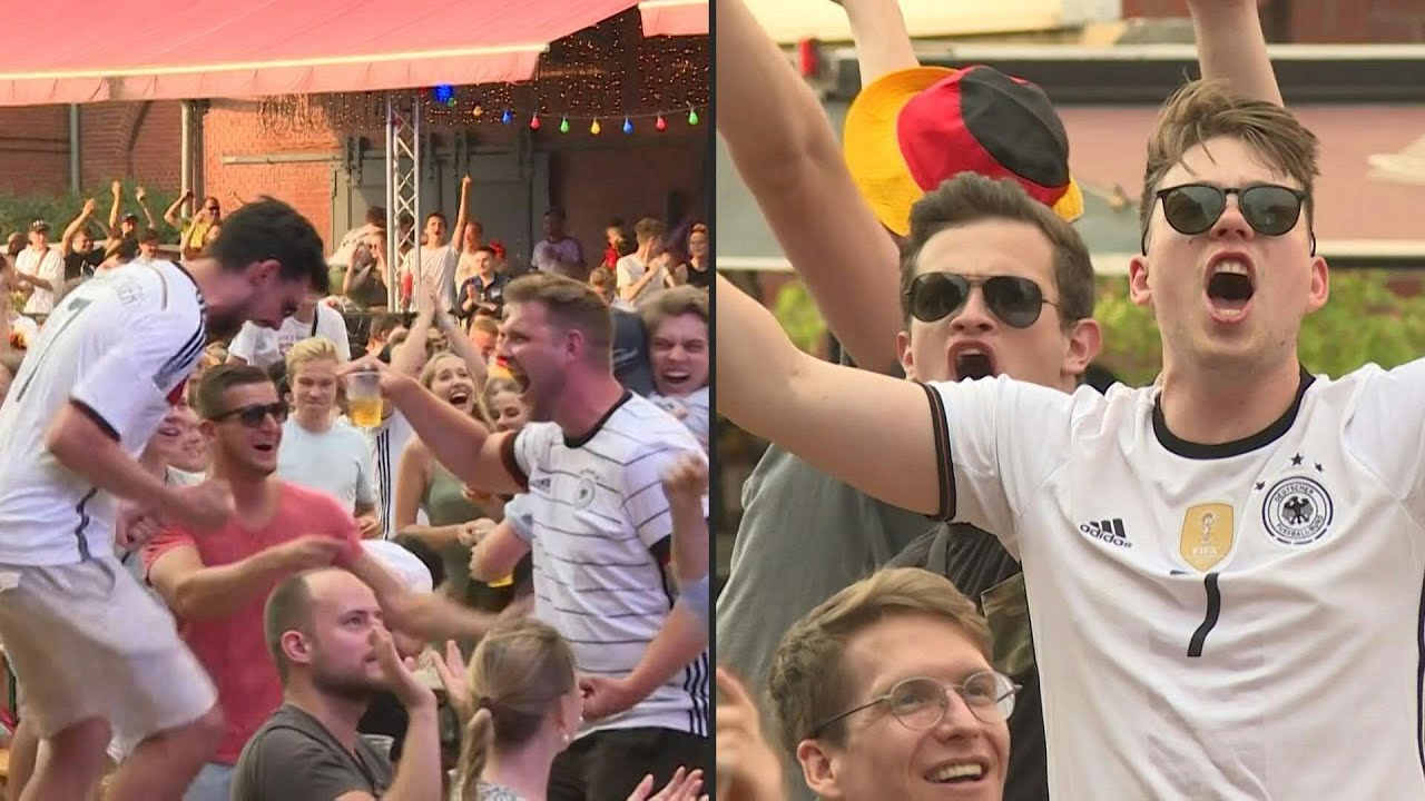 Euro 2020: Germany fans celebrate third and fourth goals against ...