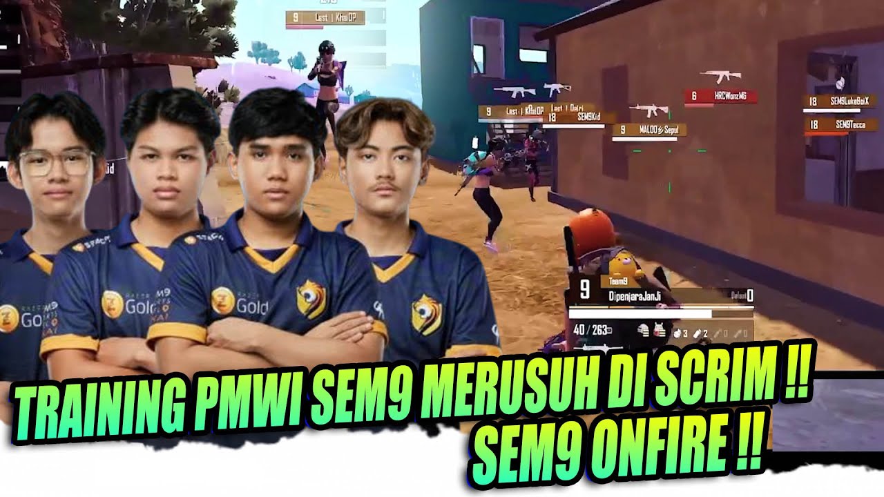 TRAINING PMWI SEM9 MERUSUH DI SCRIM !! SEM9 ONFIRE - YouTube