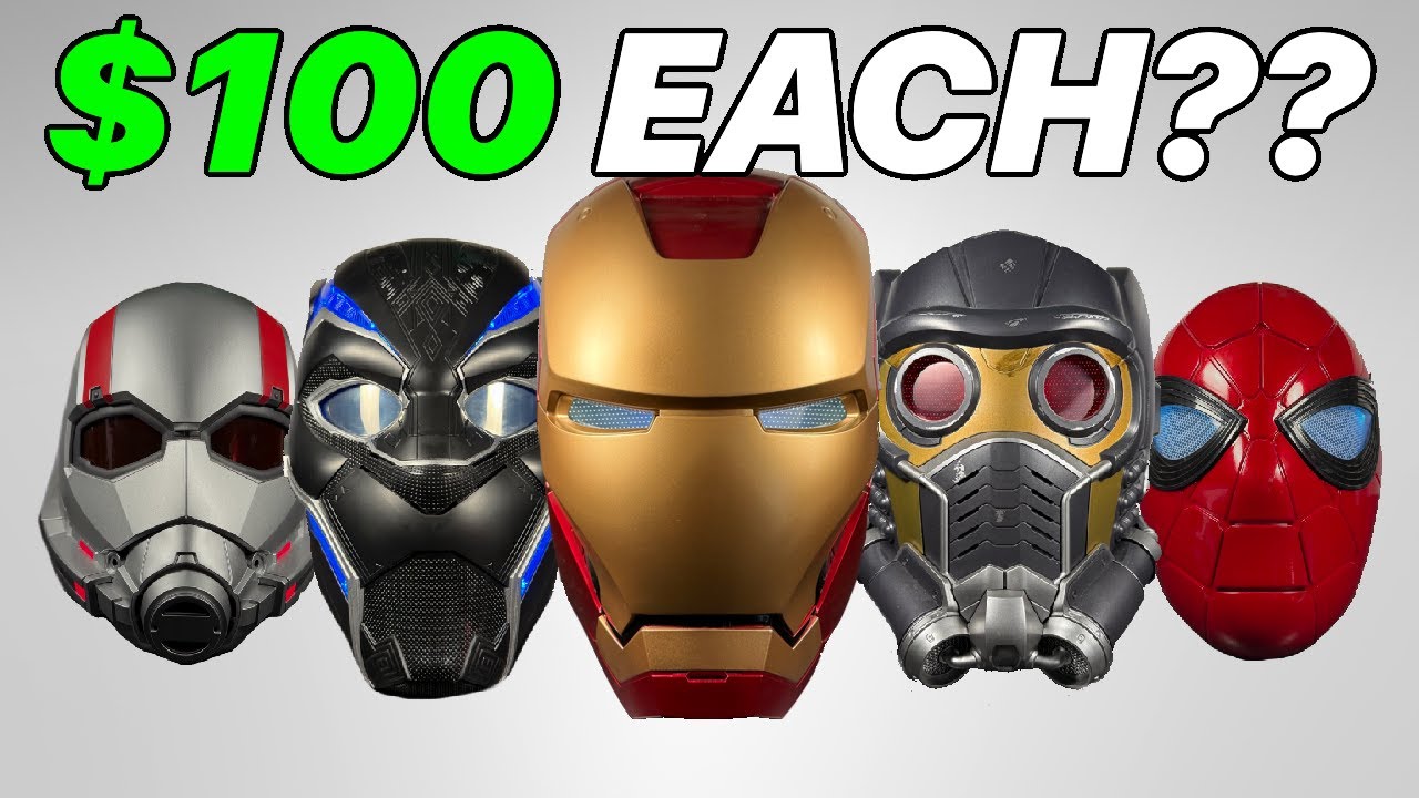 Do YOU Remember These $100 AVENGERS HELMETS? - Marvel Replica Review ...