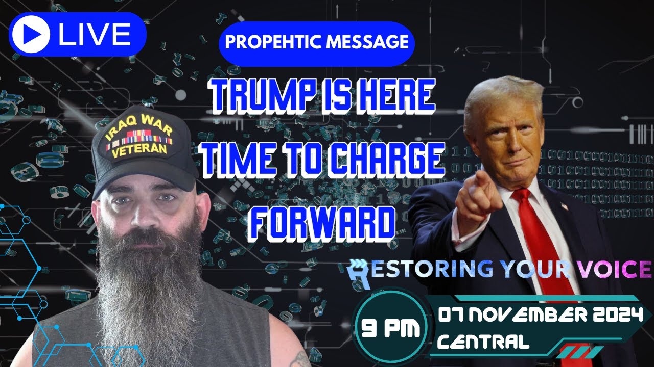 Trump Is Here Time To Charge Forward | Prophetic Message - YouTube