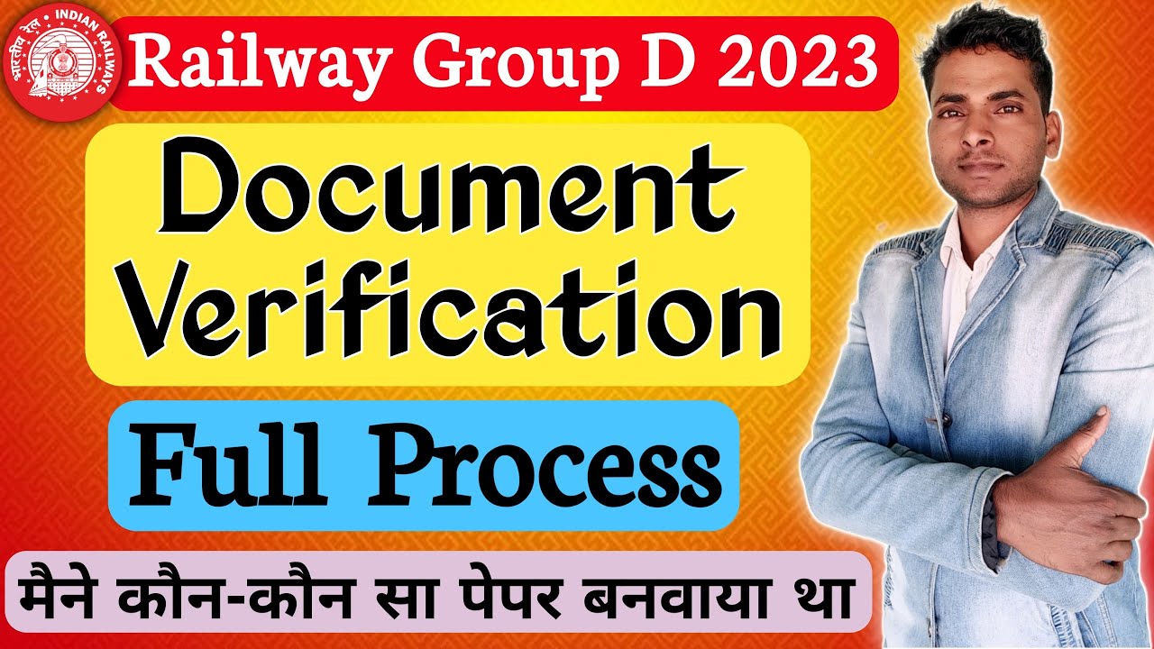 Railway Group D Document Verification Process | Group D DV Full Details ...
