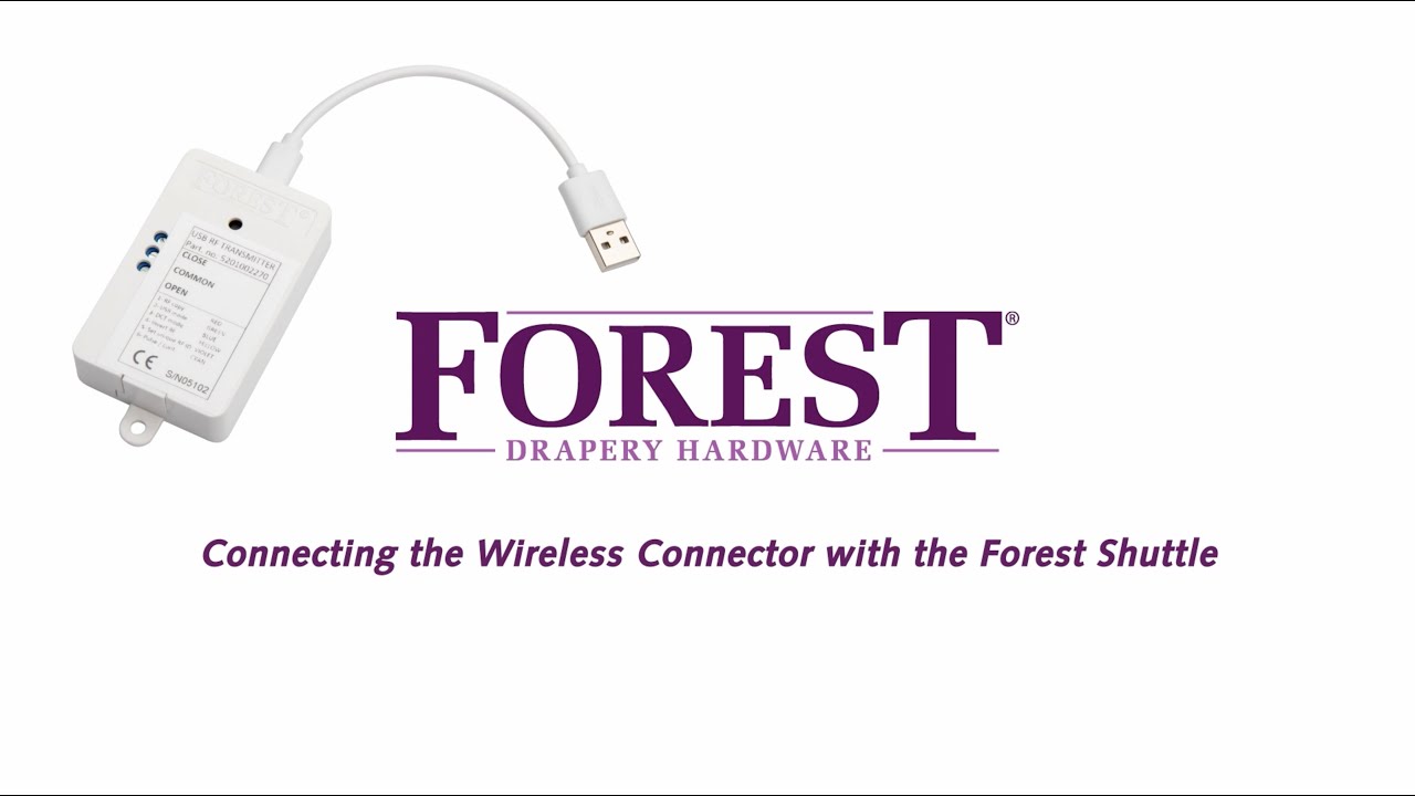 Connecting the Wireless Connector to a Forest Shuttle Motor - YouTube