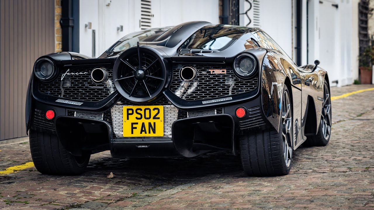 First Gordon Murray T50 SOUNDS in London!! - YouTube