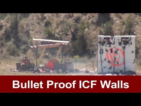Bullet Proof ICF Walls - YouTube