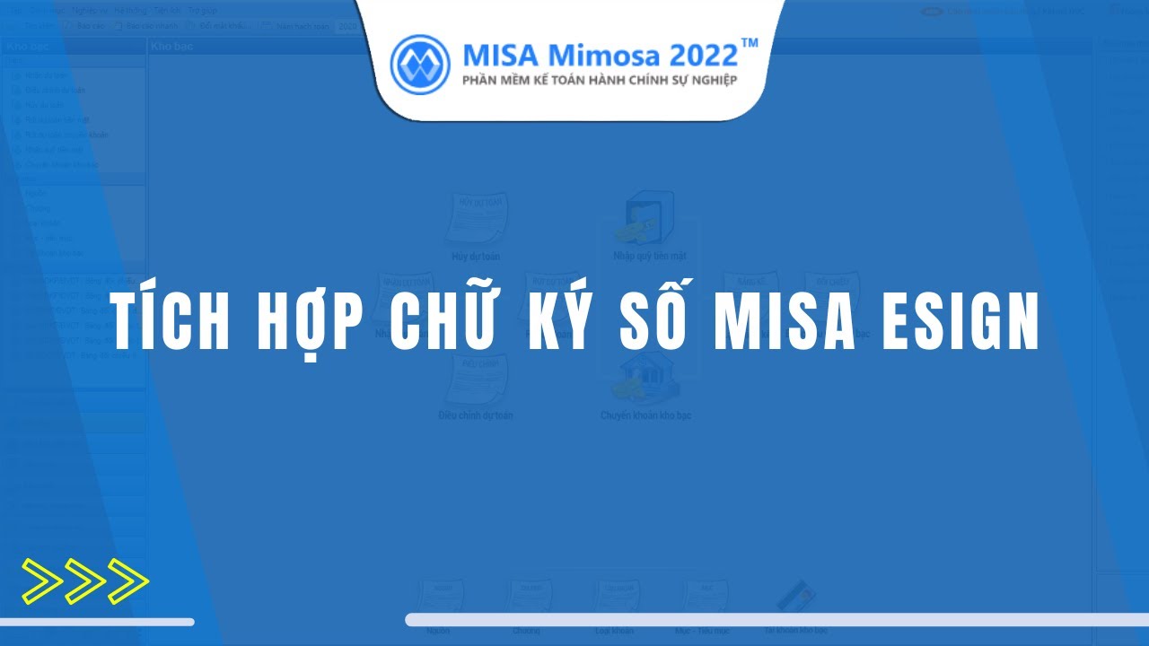 Tích hợp chữ ký số MISA eSign | Kế toán HCSN MISA - YouTube