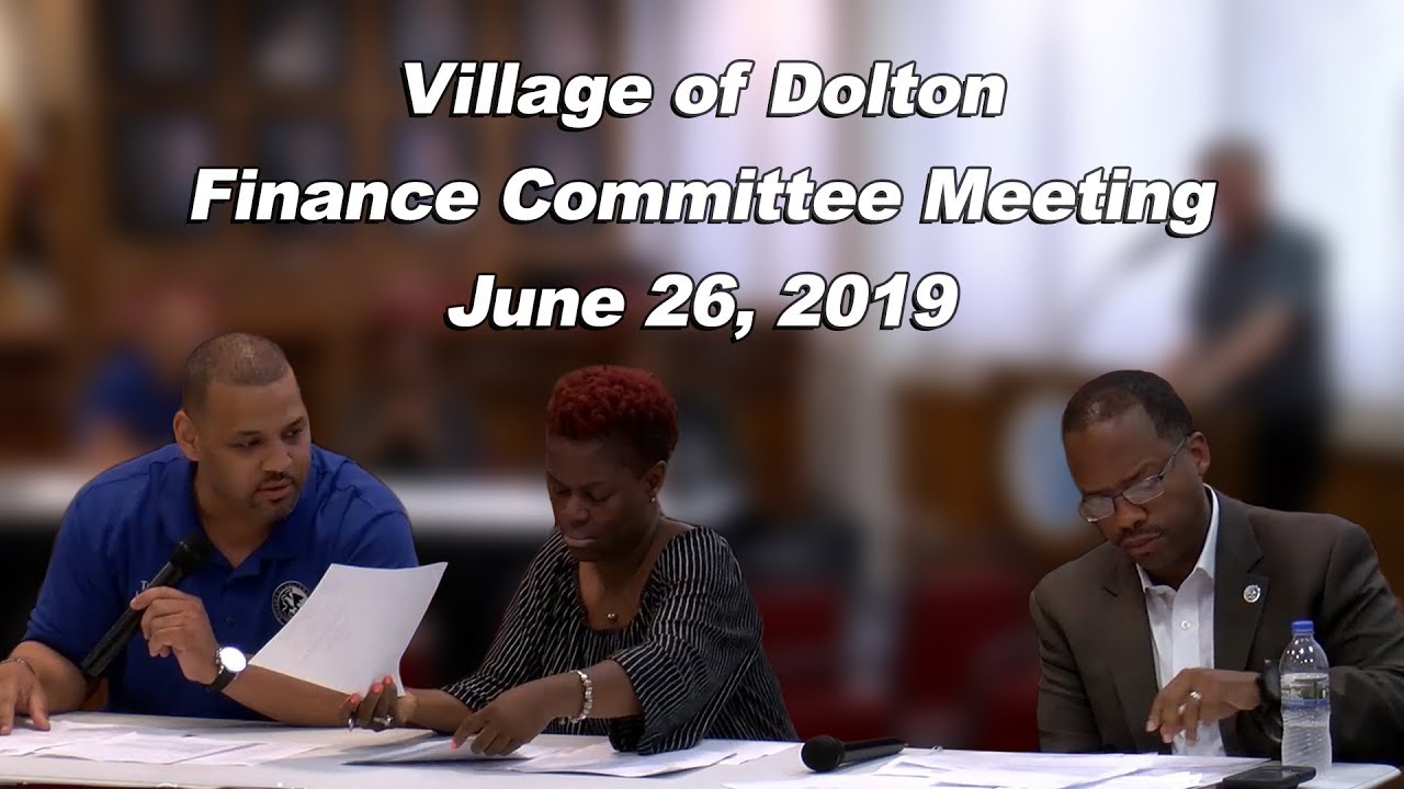 Finance Committee Meeting June 26, 2019 - YouTube