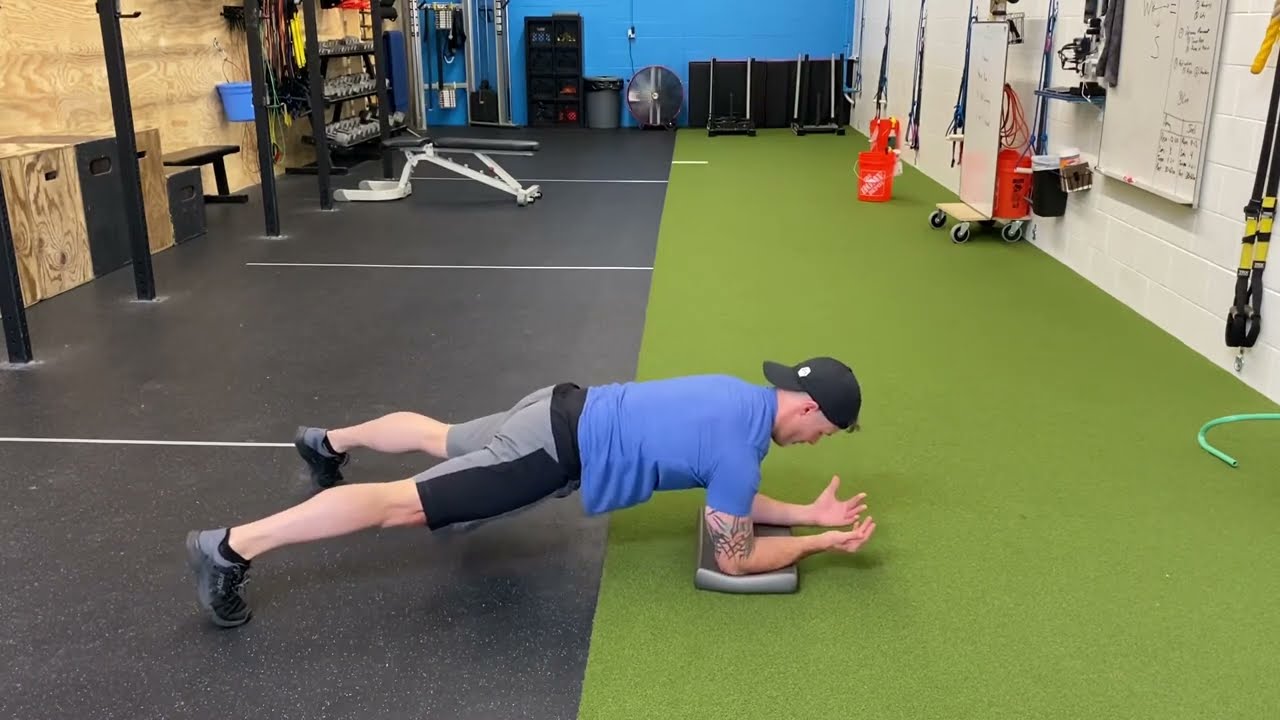 Plank Push Up to Bird Dog - YouTube
