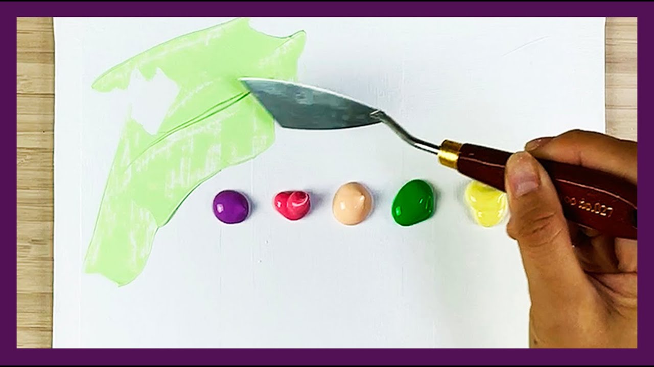 Color Overlap #28 / Acrylic Painting on Canvas Step by Step ...