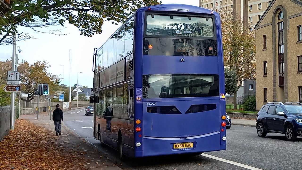 First Aberdeen 37459 MX58 EAY Volvo B9TL Wright Eclipse Gemini *Service ...