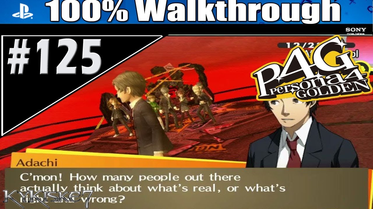 Persona 4 Golden-100% P.125 -BOSSES: "Adachi & Ameno-Sagiri"-Hunger ...