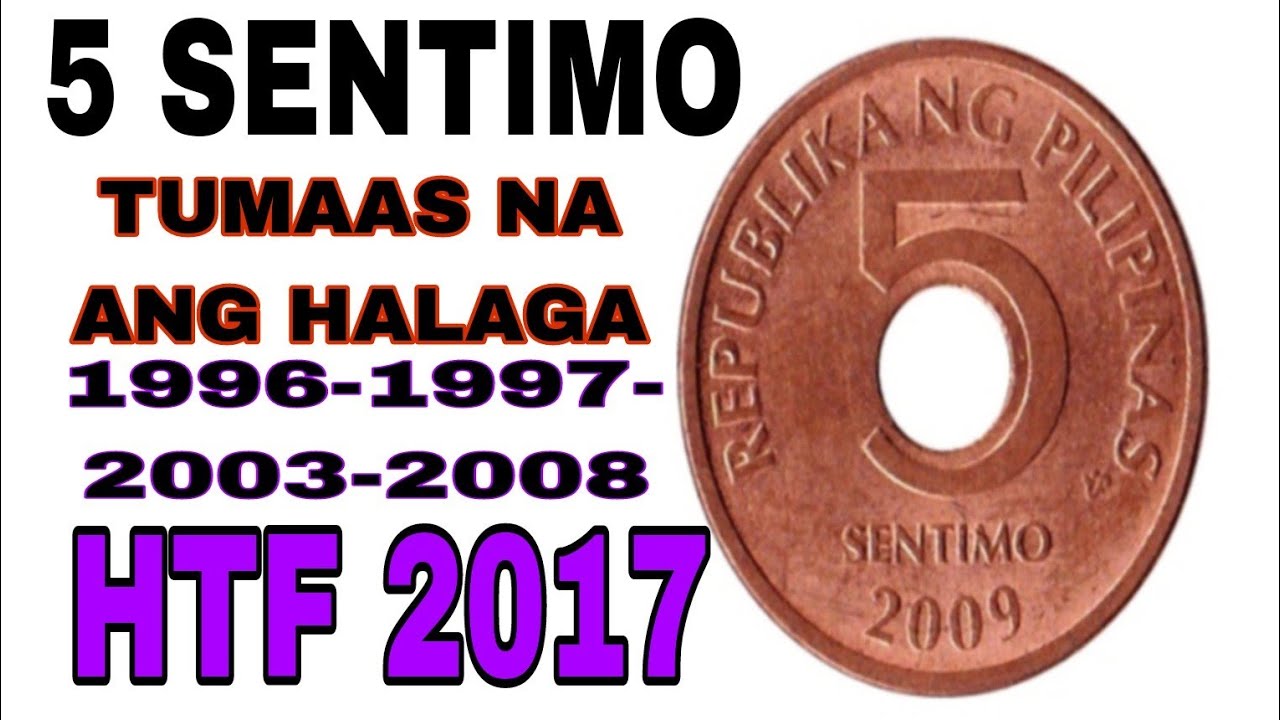 MERON KA? 5 SENTIMO TUMAAS NA ANG HALAGA #coin #coincollecting - YouTube
