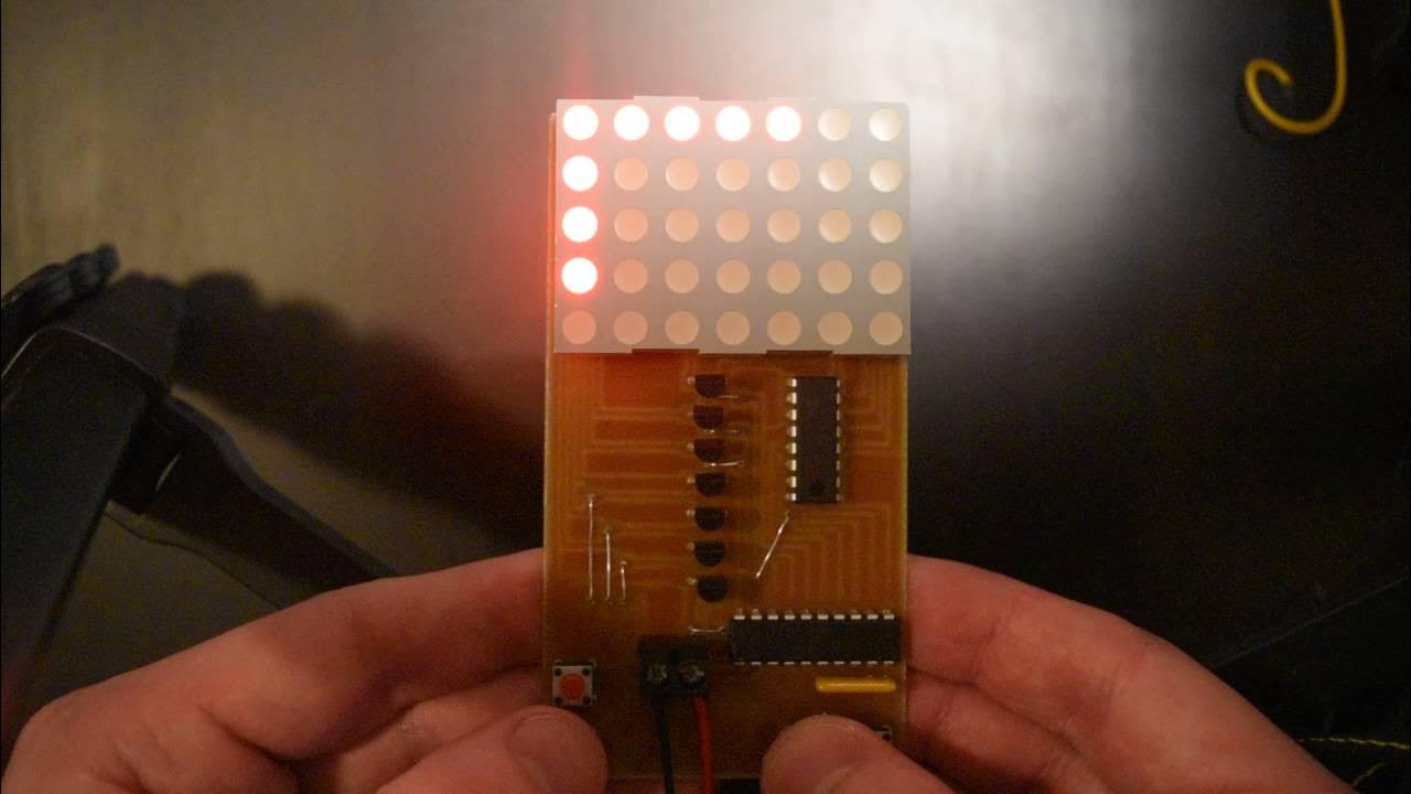 LED Dot Matrix Snake Game 2 - YouTube
