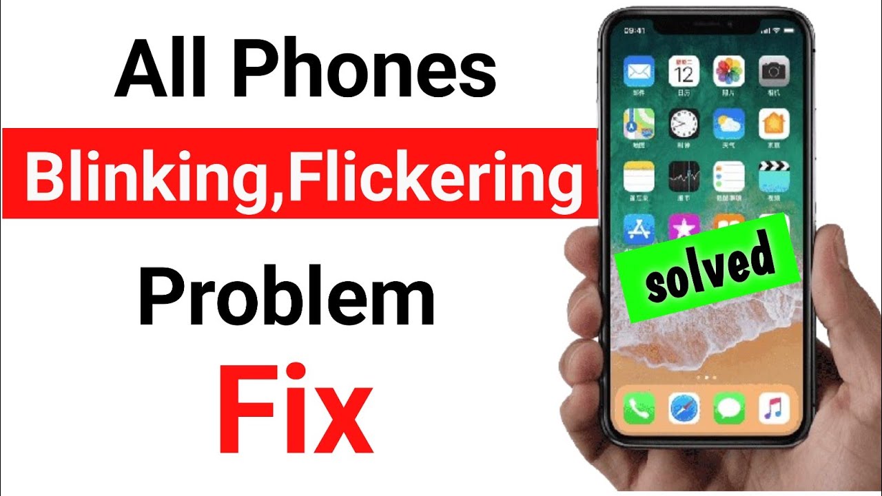🤬mobile display blinking problem | mobile display blinking problem solution/display blinking ...
