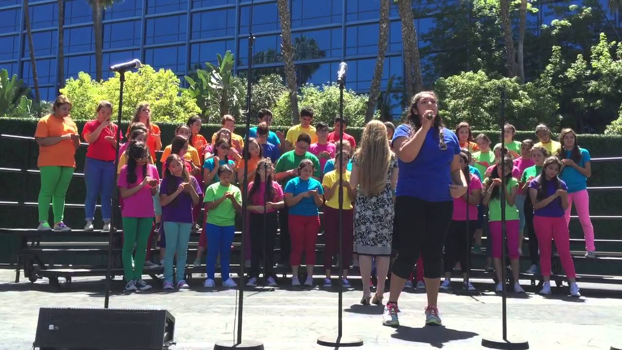 CCCS Downtown Disney Choir Performance "Preamble" - YouTube