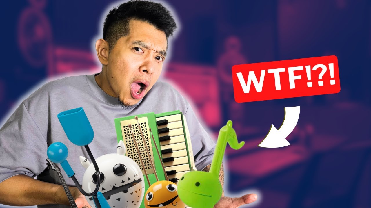 I made a song with the weirdest music instruments - YouTube