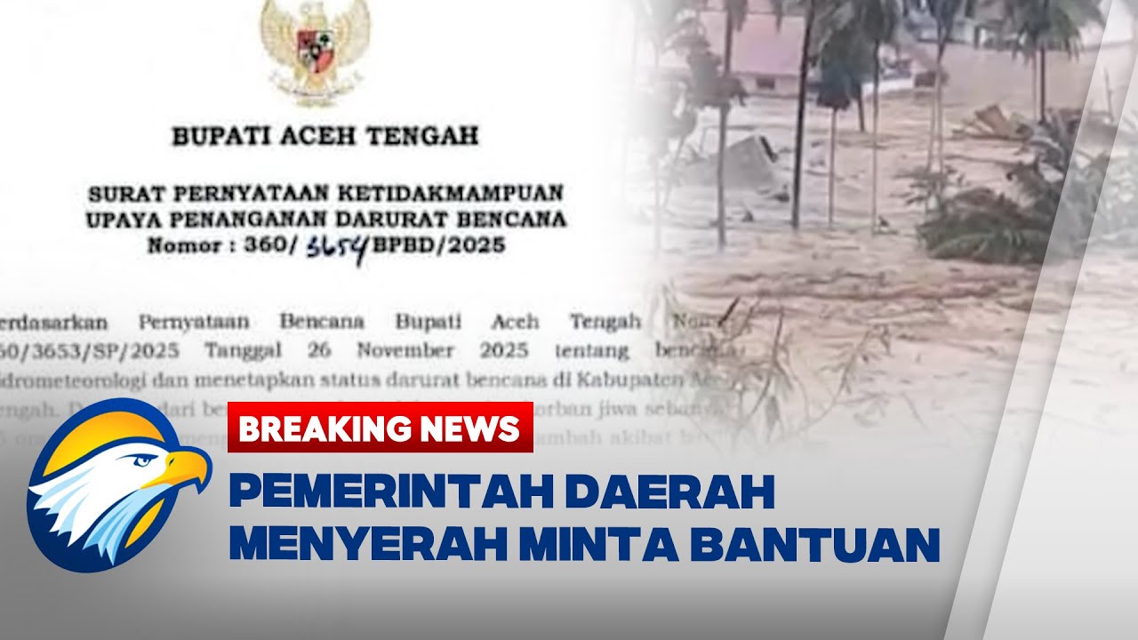 Teken Surat, Bupati Aceh Selatan 'Menyerah' Minta Bantuan Tangani ...