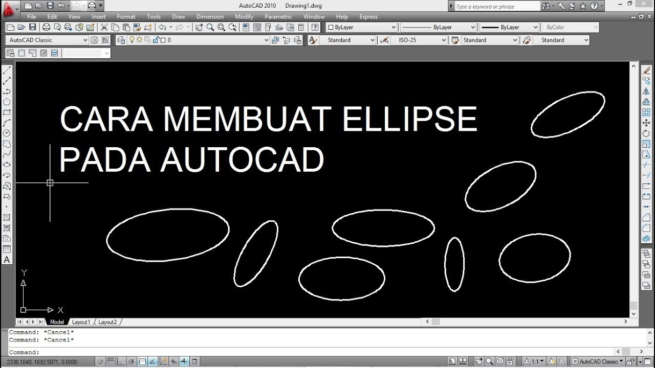 CARA MEMBUAT ELLIPSE PADA AUTOCAD YouTube cara-membuat-ellipse-pada-autocad-youtube