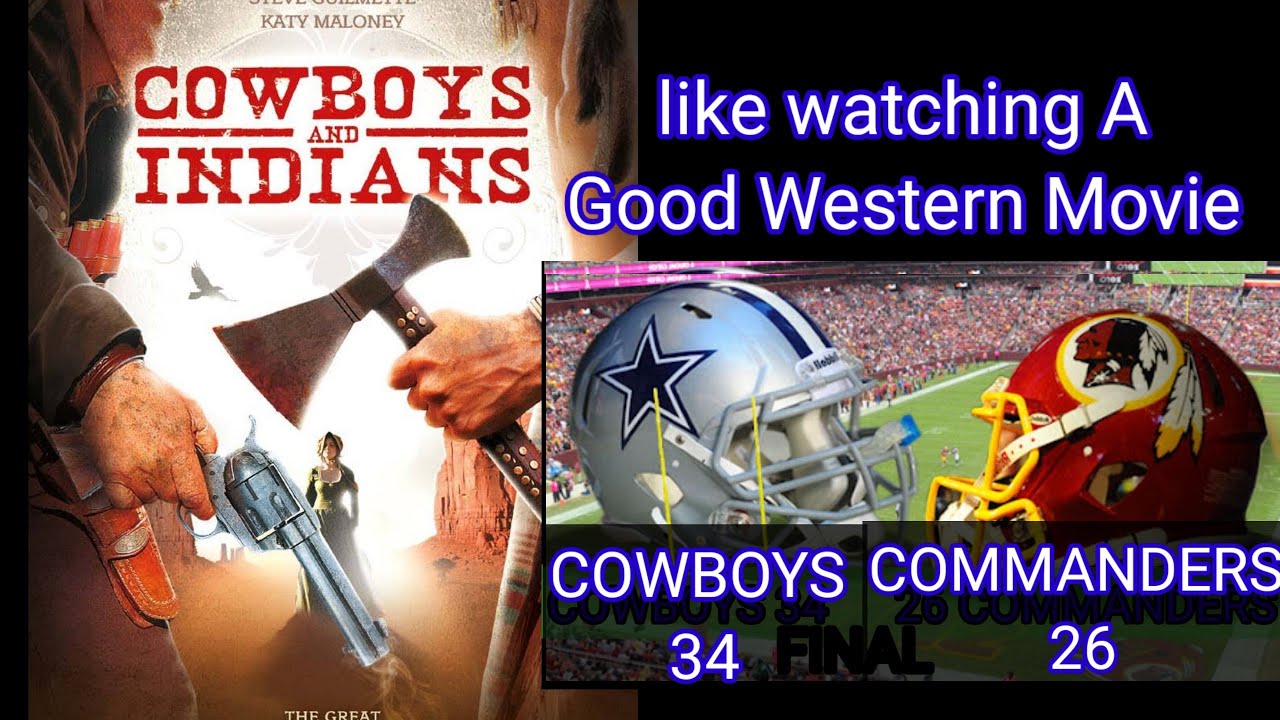 Cowboys beat Commanders 34 to 26 GREAT GAME! my best live stream - YouTube