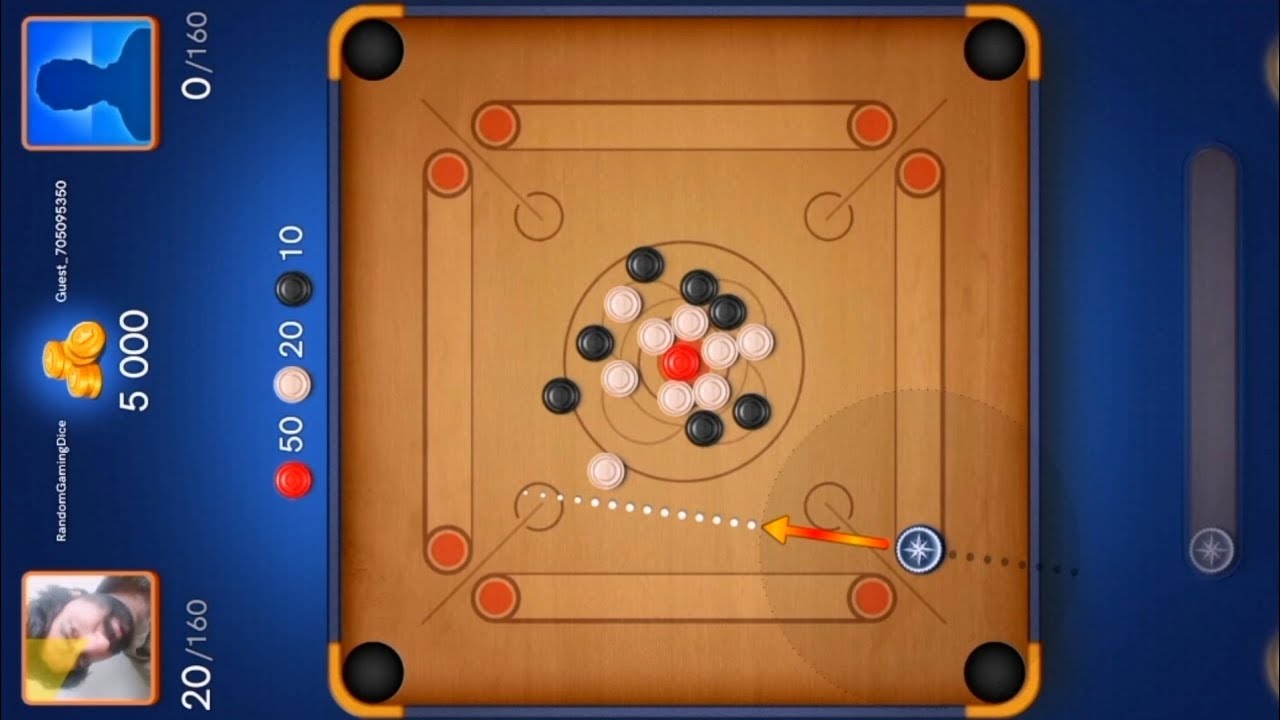 Online Carrom Board Game | Carrom Pool | Carrom Board Gameplay #60 ...