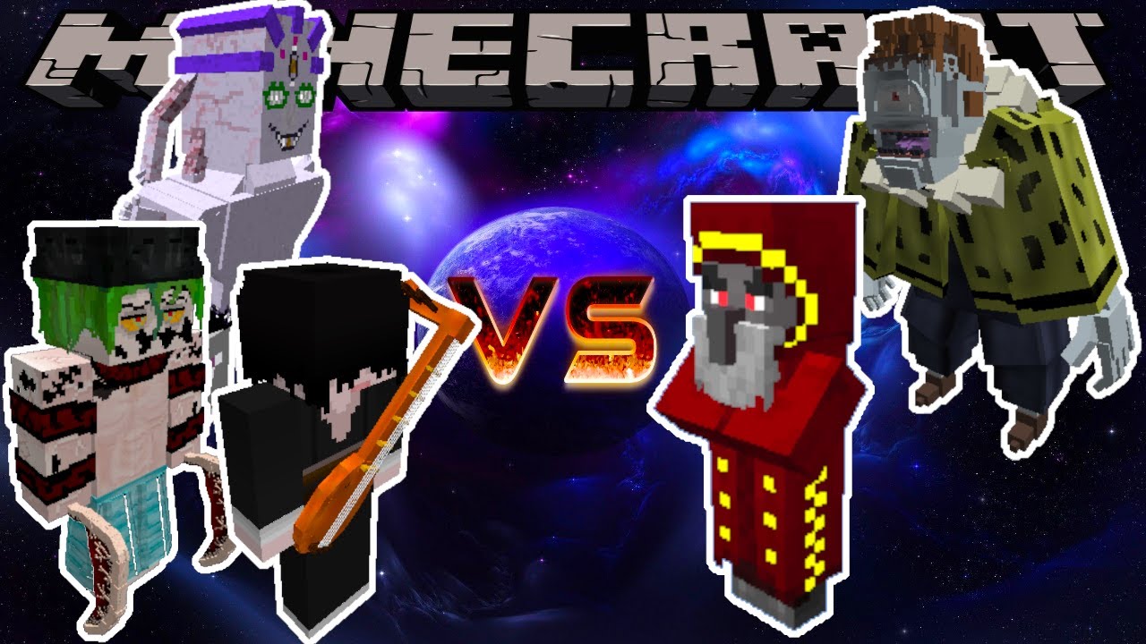 NAKIME, GYOKKO, AND GYUTARO VS JOGO AND ALCHEMIST - MINECRAFT 1.16.5 ...