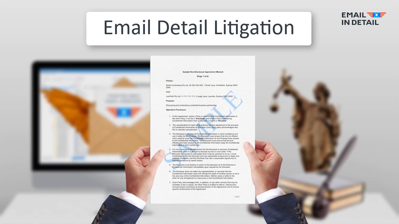 Emails to PDF with Text Watermarks - YouTube