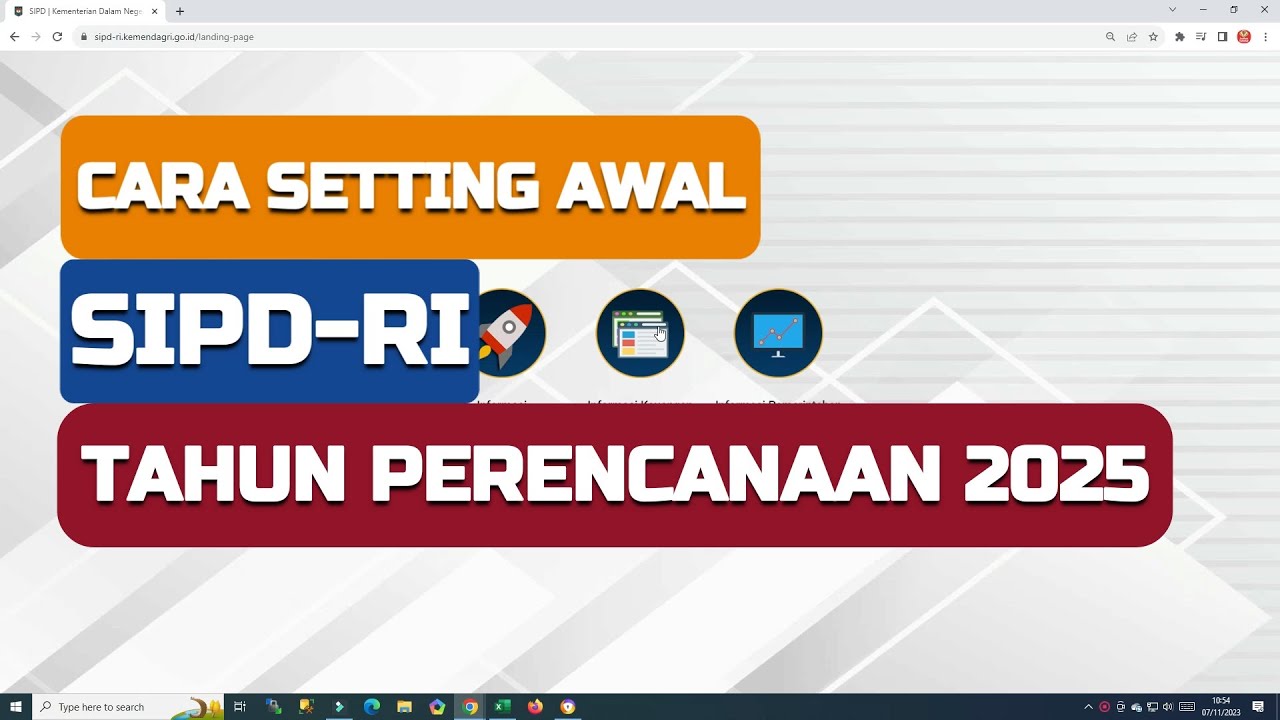 Cara Setting Awal SIPD-RI Tahun Perencanaan dan Penganggaran 2025 - YouTube