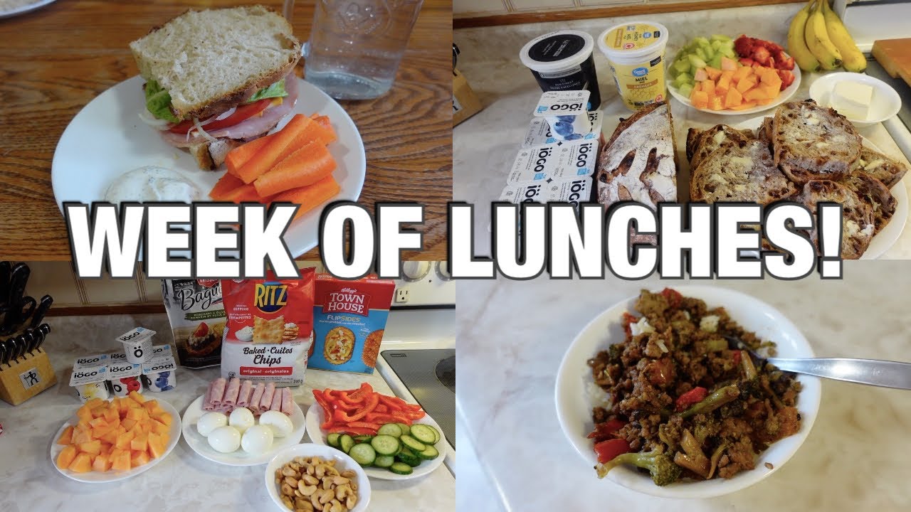 WEEK OF LUNCHES! | 6 LARGE FAMILY MEAL IDEAS - YouTube