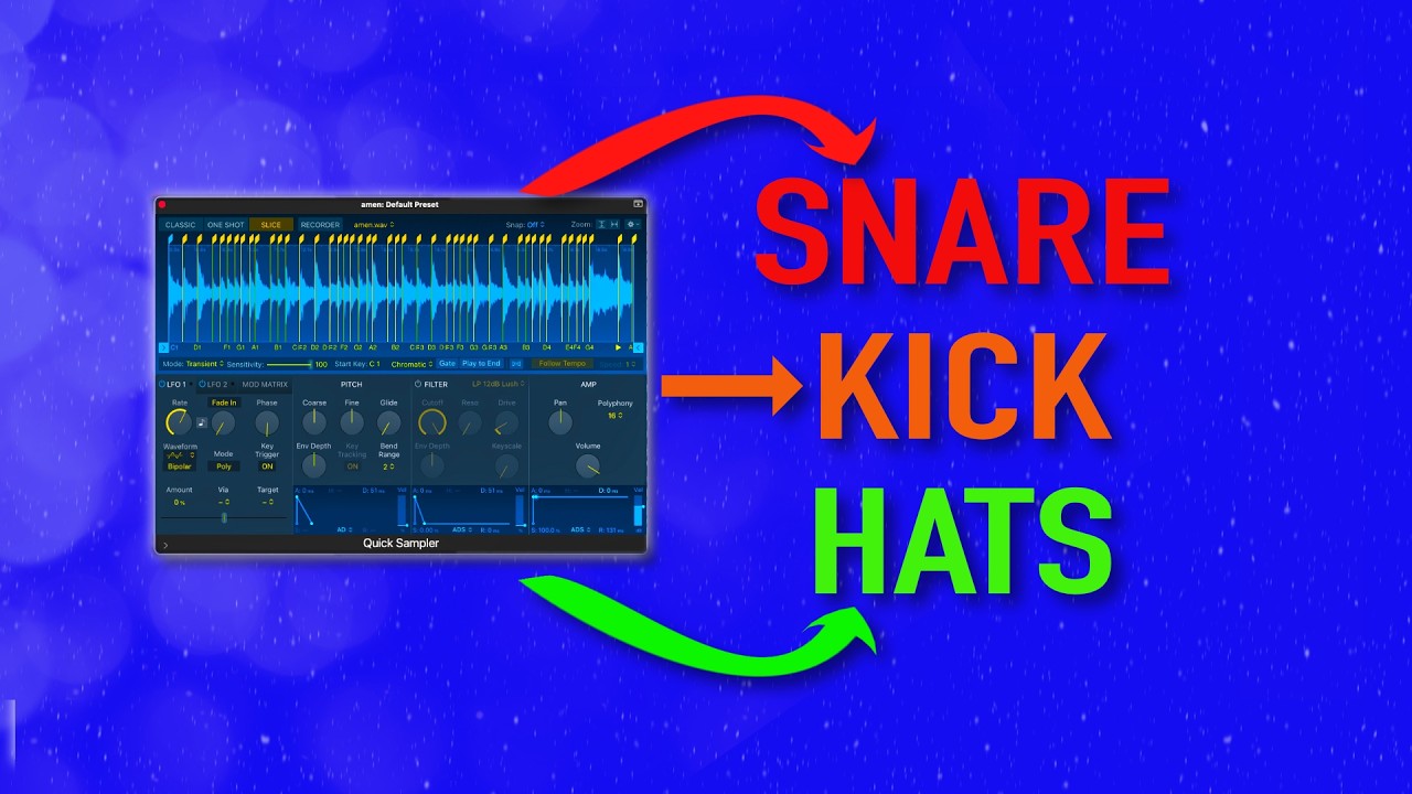 Unlock the Power of Quick Sampler's Multi Output in Logic Pro! - YouTube