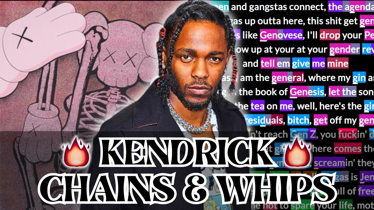Kendrick Lamar on "Chains & Whips" | Rhymes Highlighted, Lyrics - YouTube