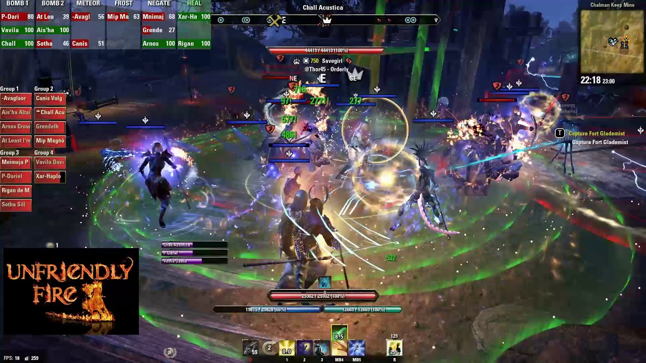 ESO PVP - Unfriendly Fire - In The Battlefield, Vivec - YouTube