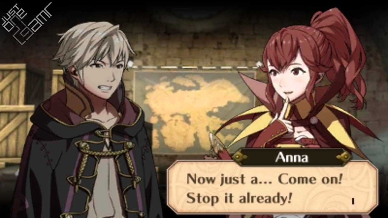 Fire Emblem Awakening - Male Avatar (My Unit) & Anna Support ...