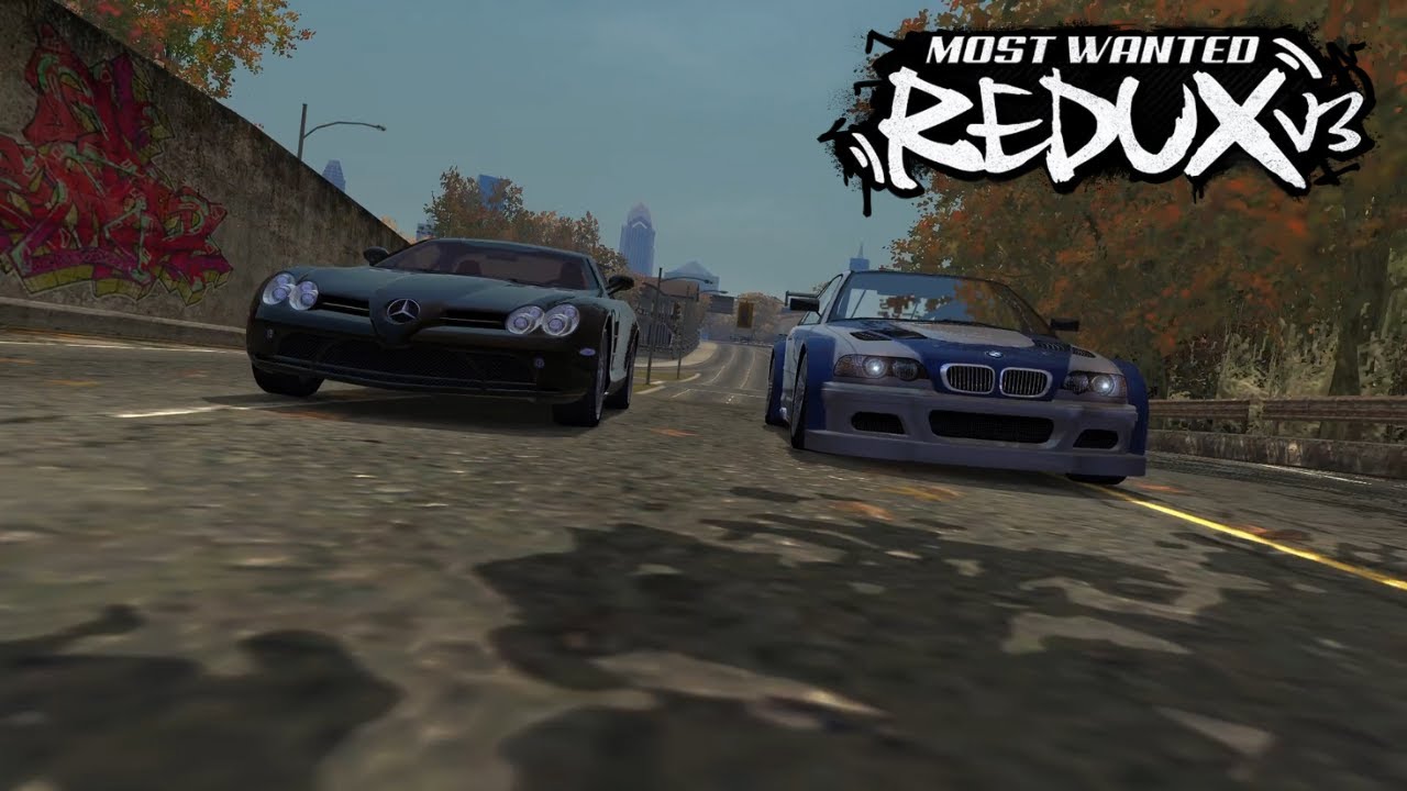 NFS MOST WANTED REDUX v3 BMW M3 GTR vs TORU SATO - YouTube