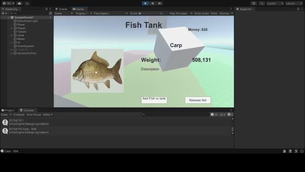 Unity - Fishing Game / Add Sectors For Fish [Simple Demo] - YouTube