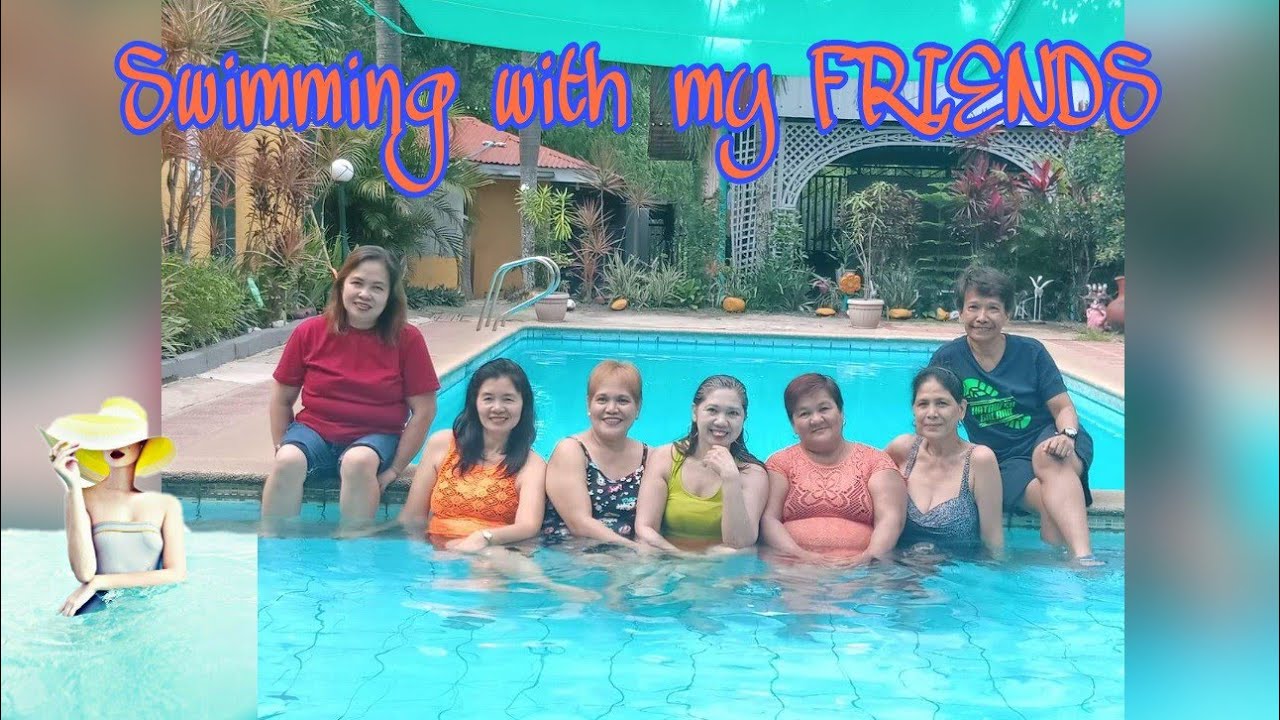 Swimming with my friends - YouTube