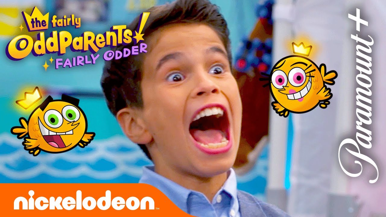 A Fish Monster EATS Cosmo & Wanda?! Fairly OddParents: Fairly Odder ...