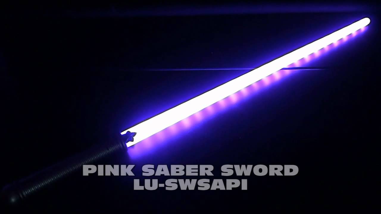 Light Saber Sword- Pink - YouTube