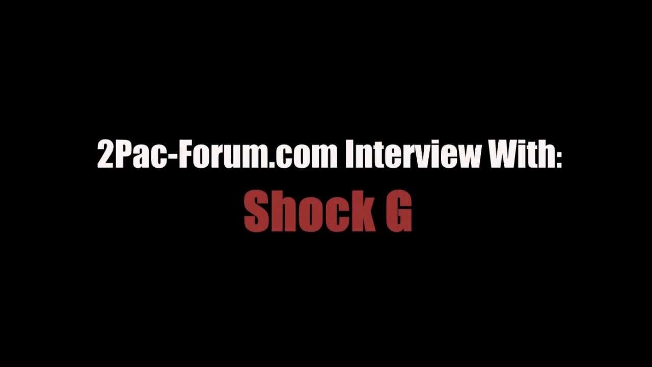 Shock G Representing www.2Pac-Forum.com! - YouTube