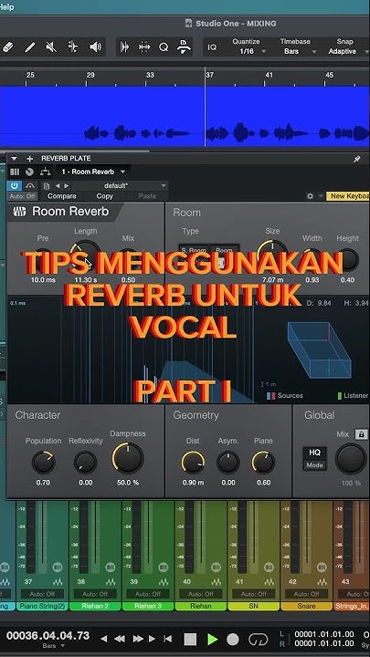 Tips Setting Reverb untuk Vocal Part I - YouTube
