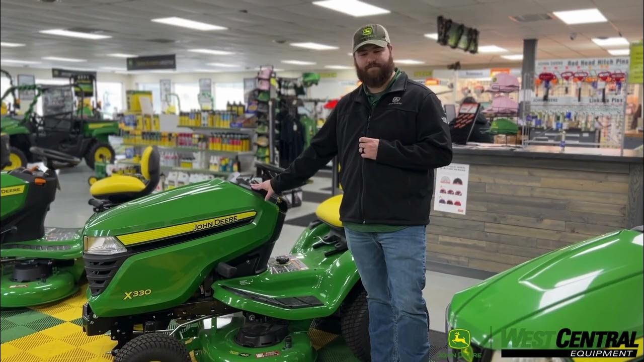 JOHN DEERE S240 VS X330! With salesman Mike Ross - YouTube